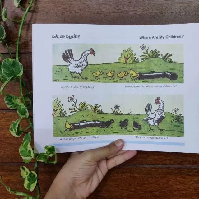 Radlov Picture Stories (English - Telugu Bilingual Kids Story Book)